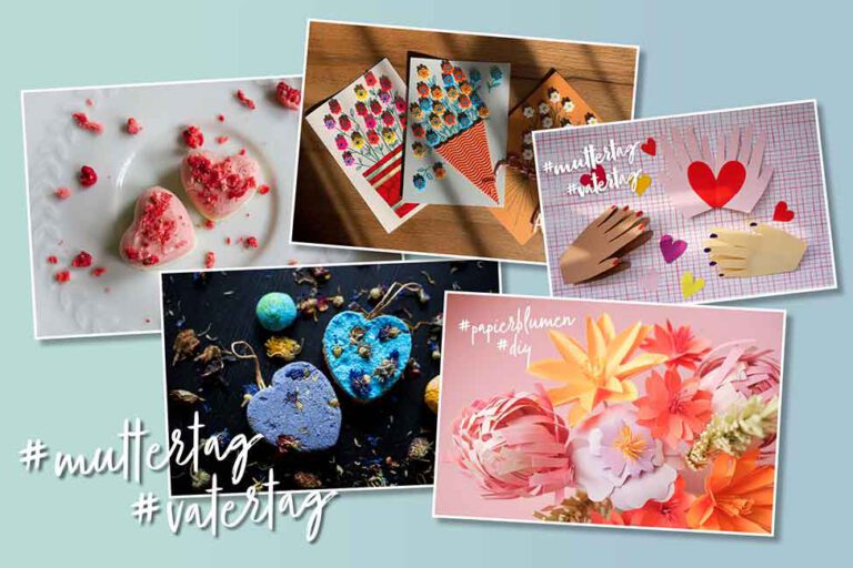 Geschenke basteln für den Muttertag oder Vatertag: 16 Ideen