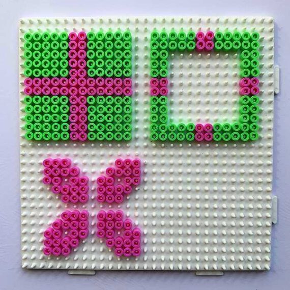 Bügelperlen-Deko für euren Kindergeburtstag: Zahlen, Kerzen & mehr