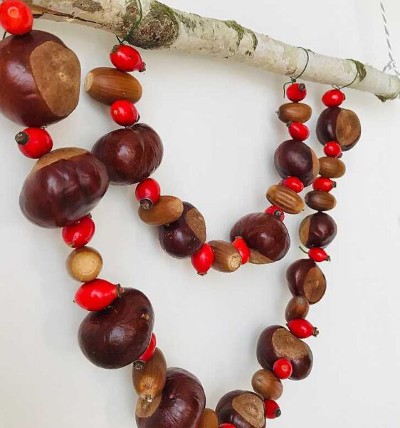 Basteln Mit Kastanien Kette