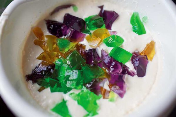 Rezept: Bunter Terrazzo Cheesecake