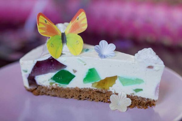 Rezept: Bunter Terrazzo Cheesecake